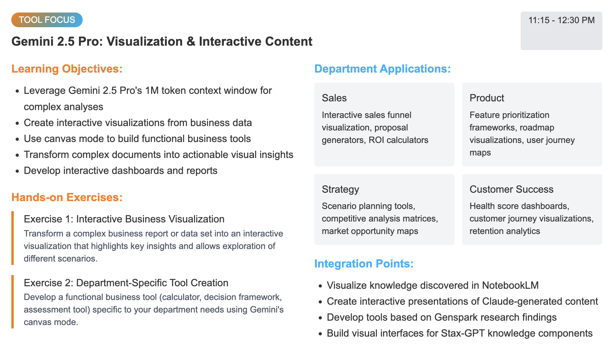 AI Tools For Business Execution Excellence Workshop – Matrix Connexion ...